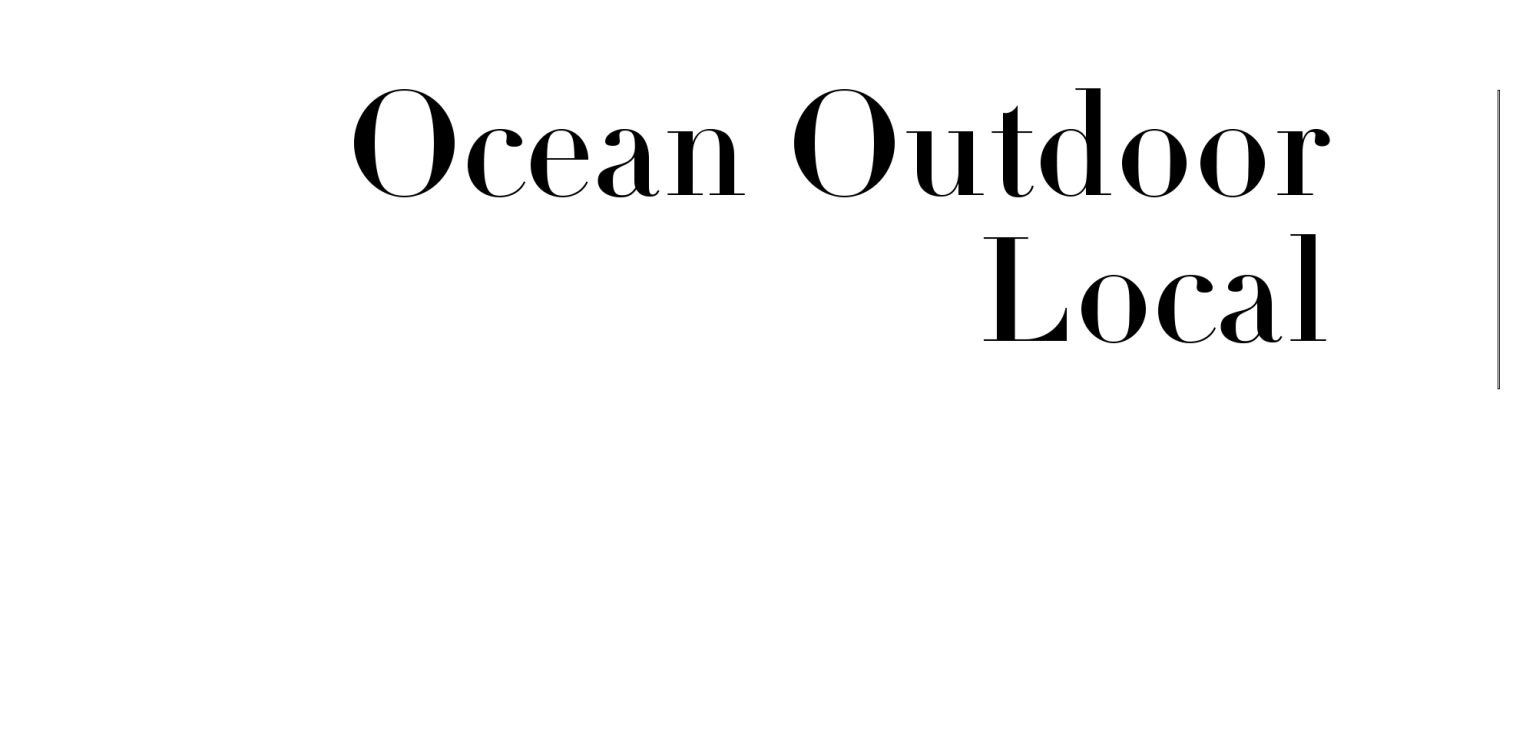 Ocean Local – Storbildsskärmar